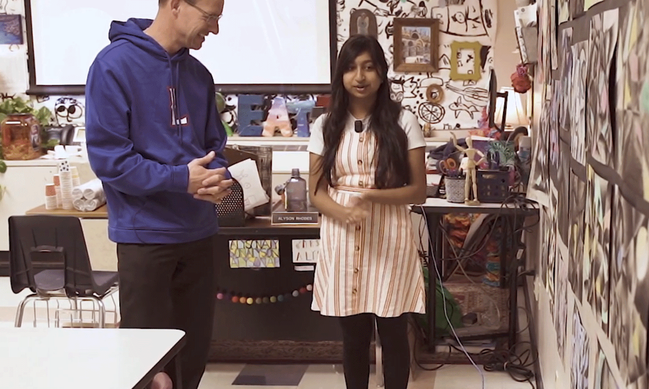 Student Voice: Superintendent Gearing visits with students at ...