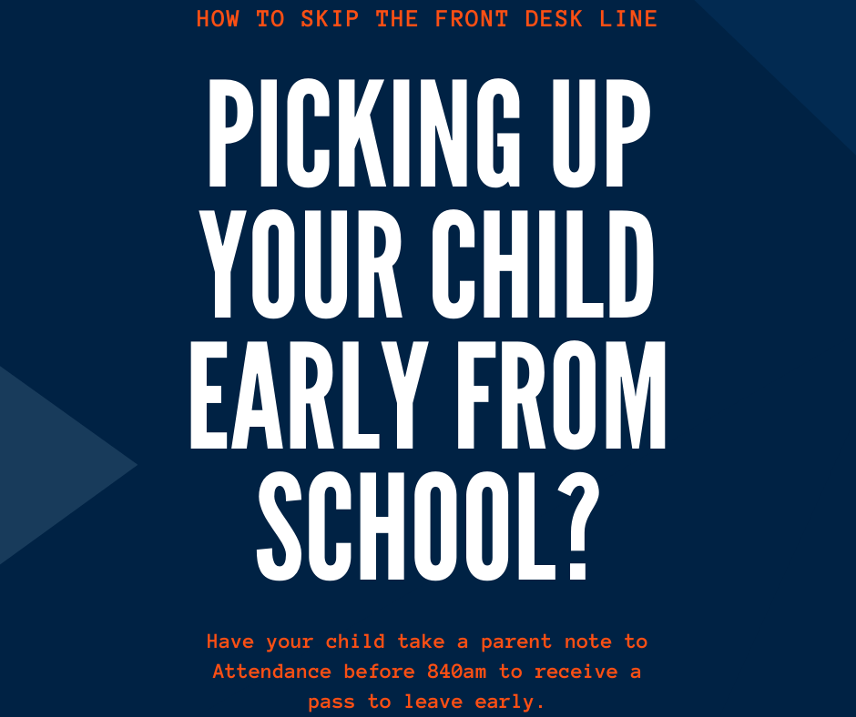 Want to pick up your child early from school? | Leander ISD News