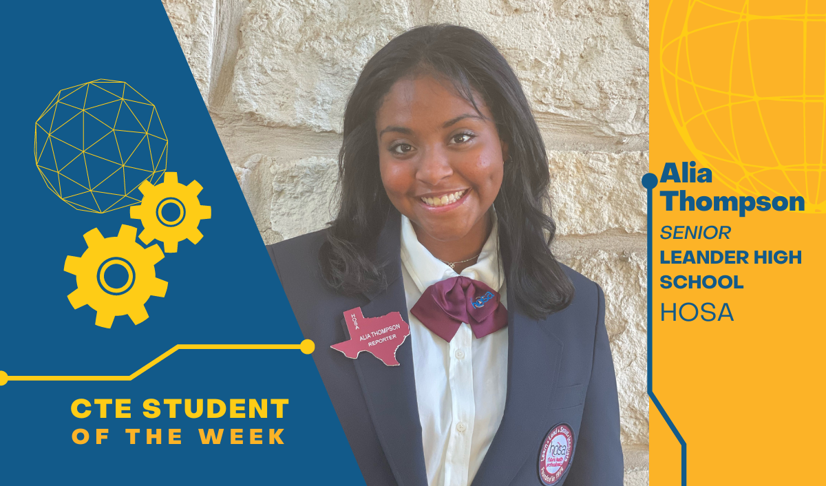 CTE Student of the Week: Oct. 18, 2022 | Leander ISD News