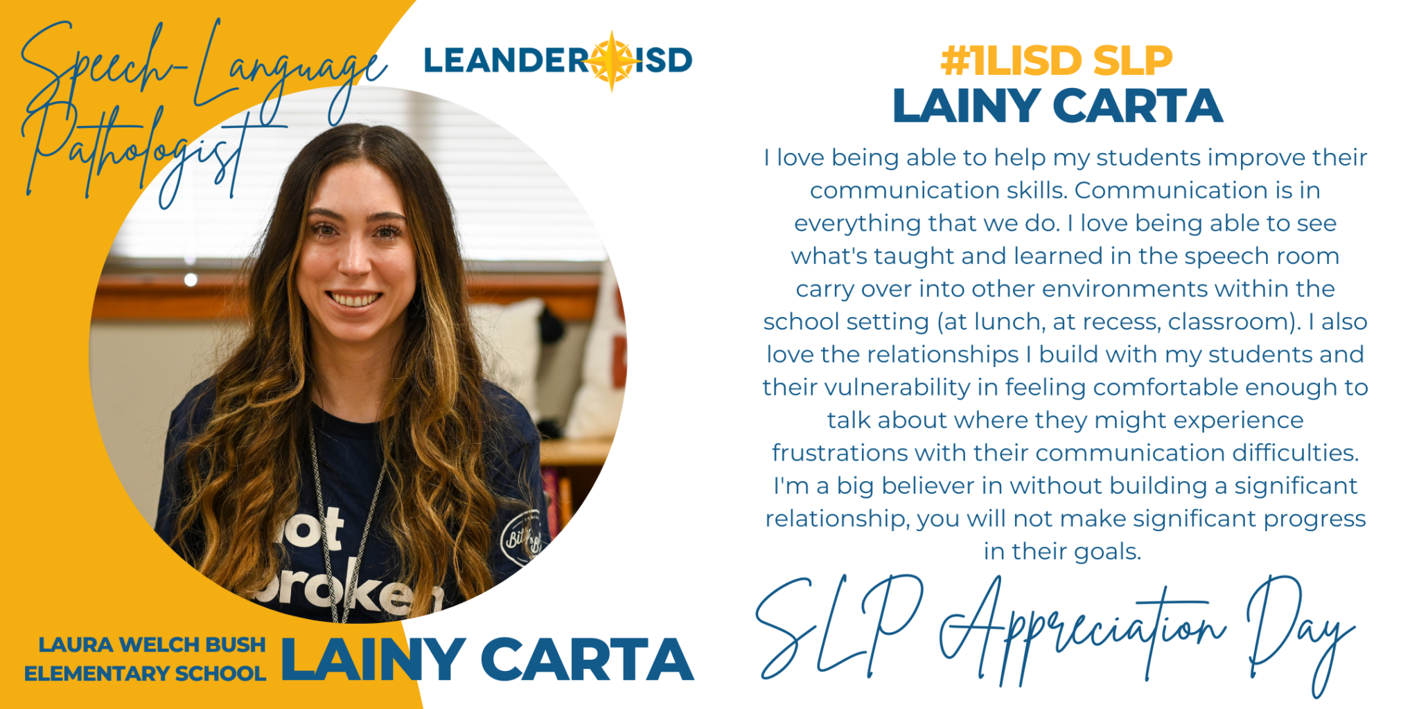 Leander ISD Celebrates SLP Appreciation Day | Leander ISD News
