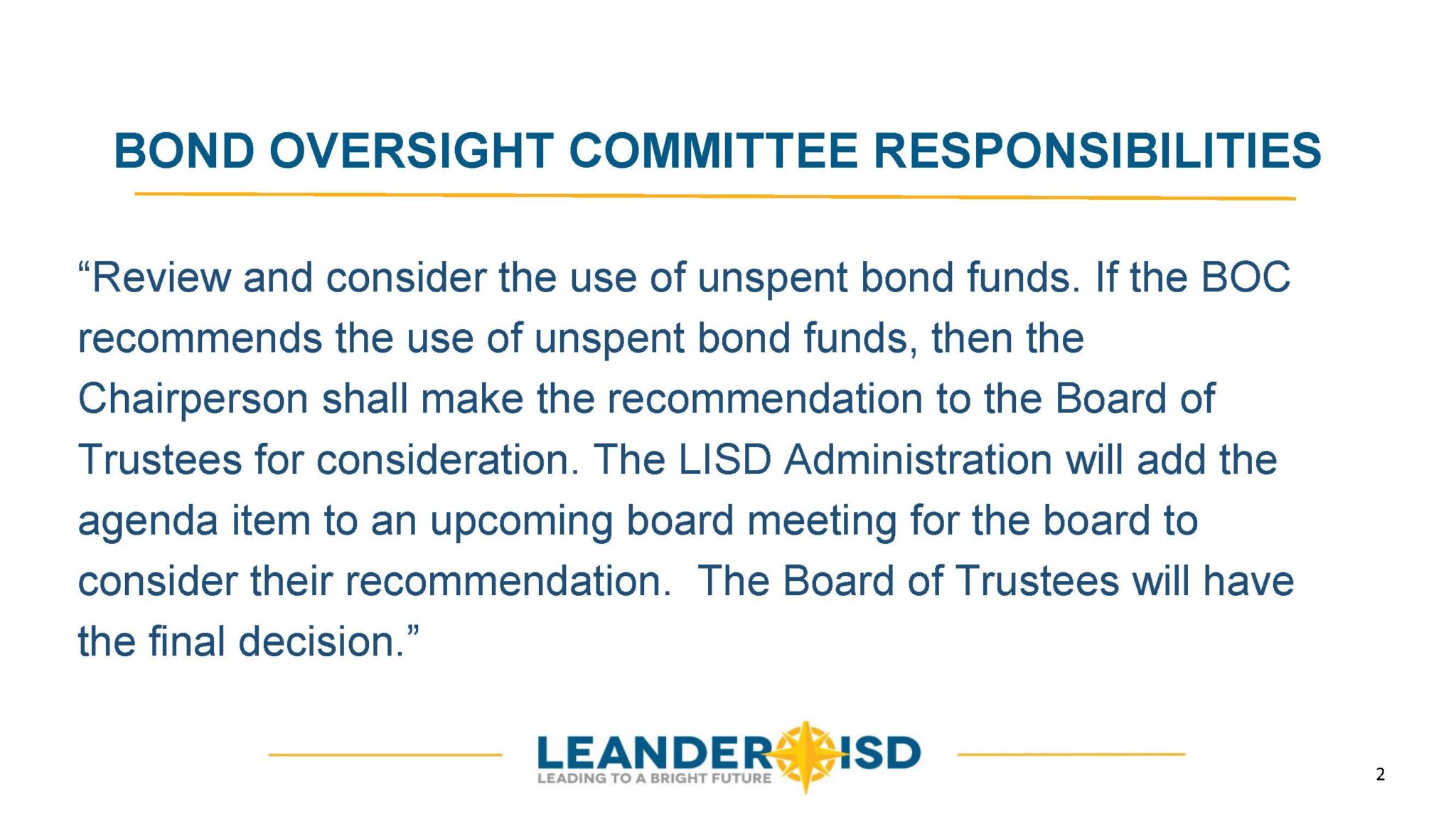 Board Briefs: Aug. 10, 2023 | Leander ISD News