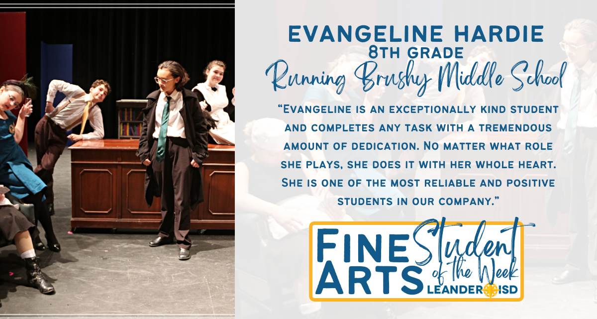 Fine Arts Student of the Week: Sept. 15, 2023 | Leander ISD News Fine Arts Student of the Week: Sept. 15, 2023 | Leander ISD News