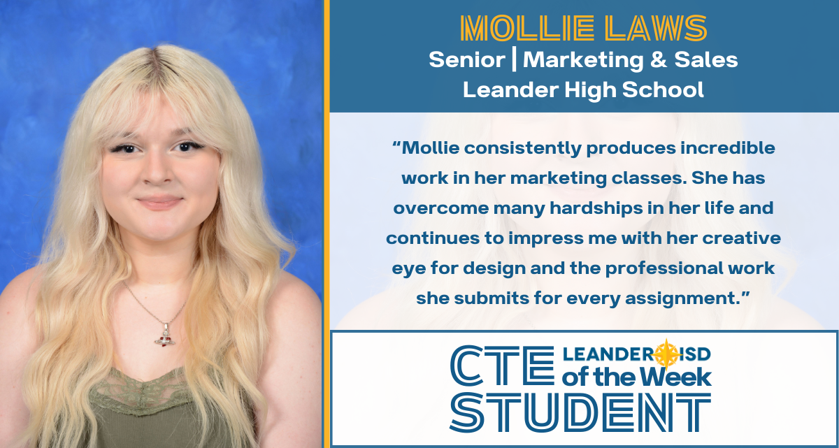 CTE Student of the Week: Nov. 13, 2023 | Leander ISD News