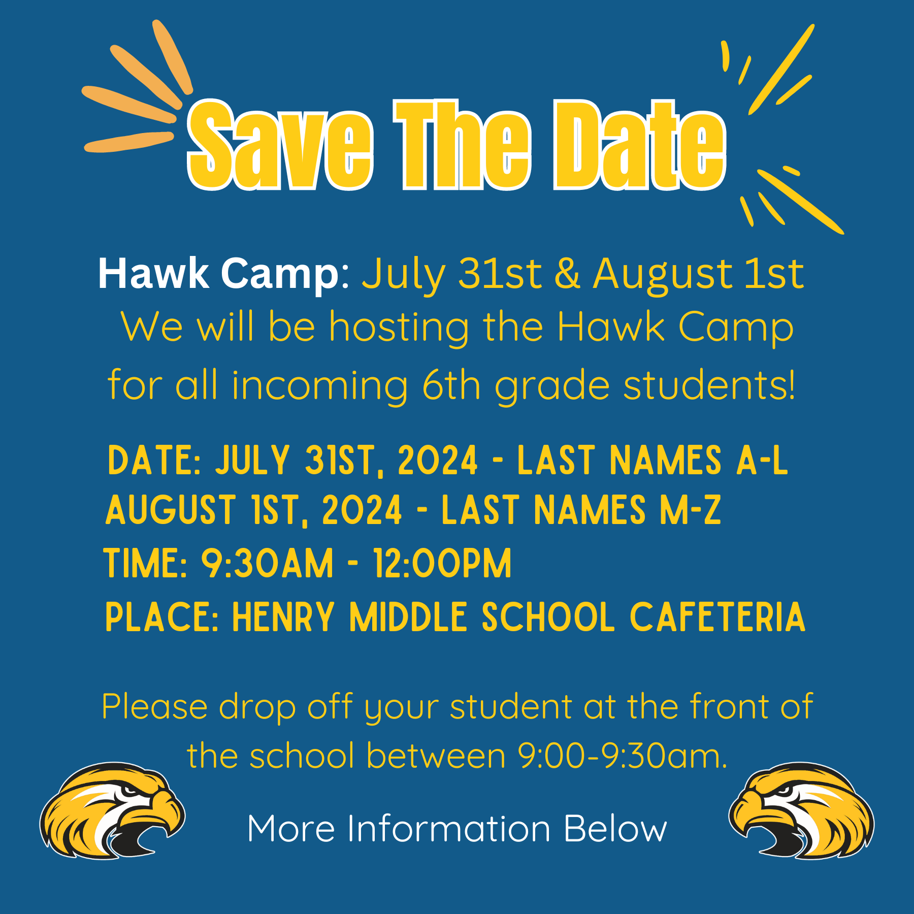 Hawk Camp – Incoming 6th Grade Students | Leander ISD News