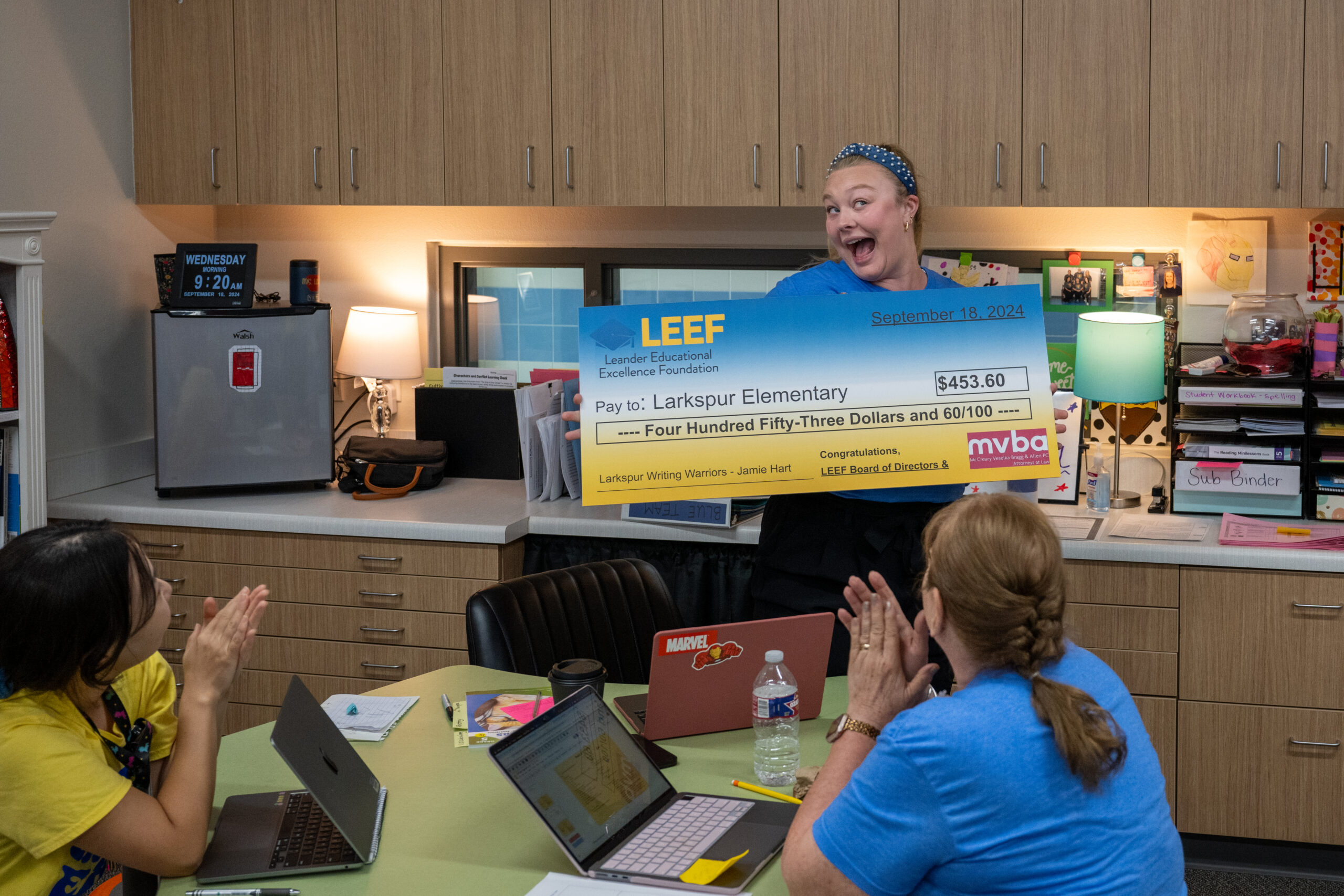 LEEF Grant Patrol Dishes Out Nearly $8k to LISD Teachers, Staff | Leander ISD News