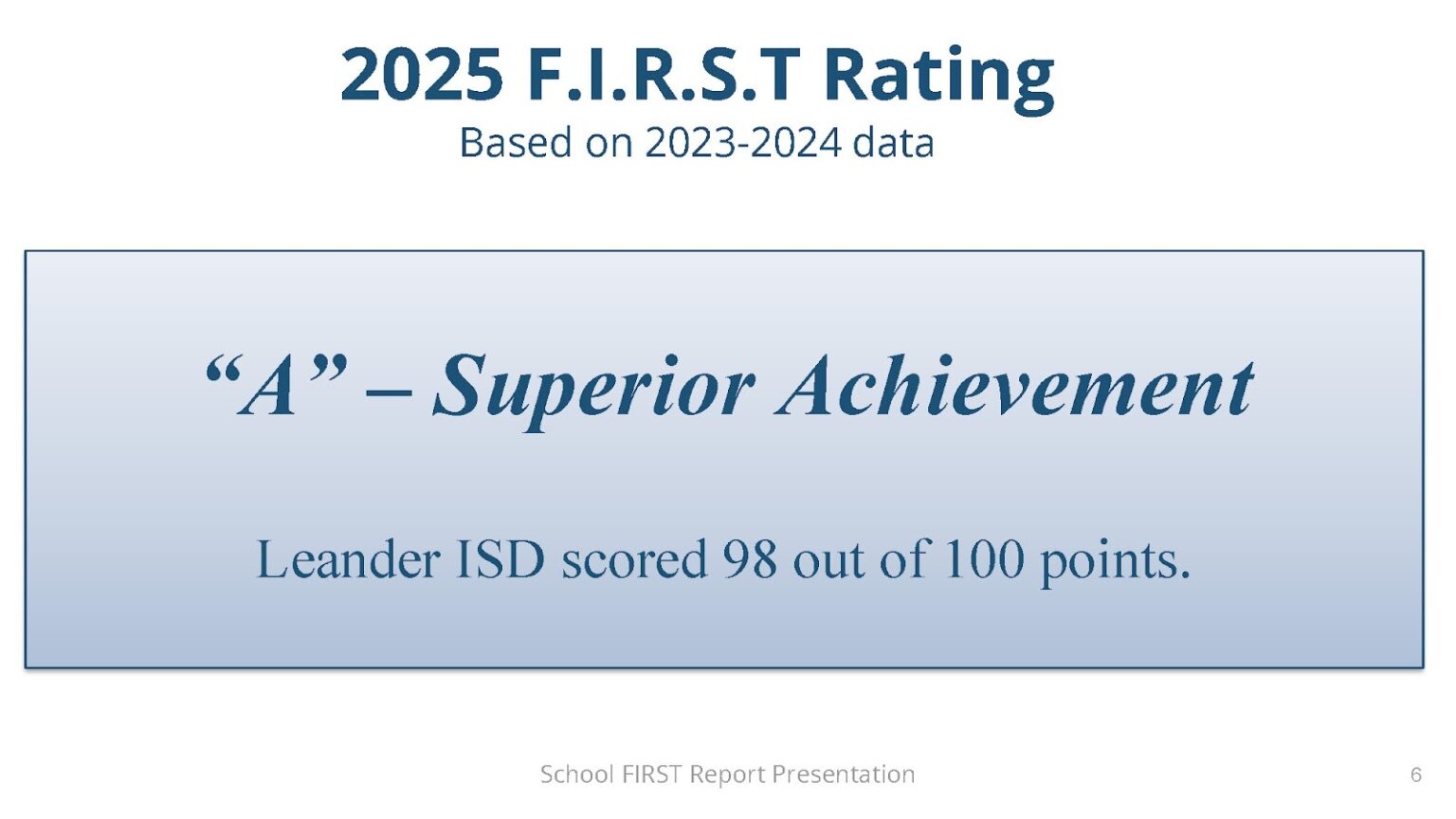 Board Briefs: Dec. 11, 2025 | Leander ISD News